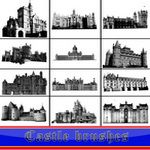 Castle Brushes by kuzjka on DeviantArt