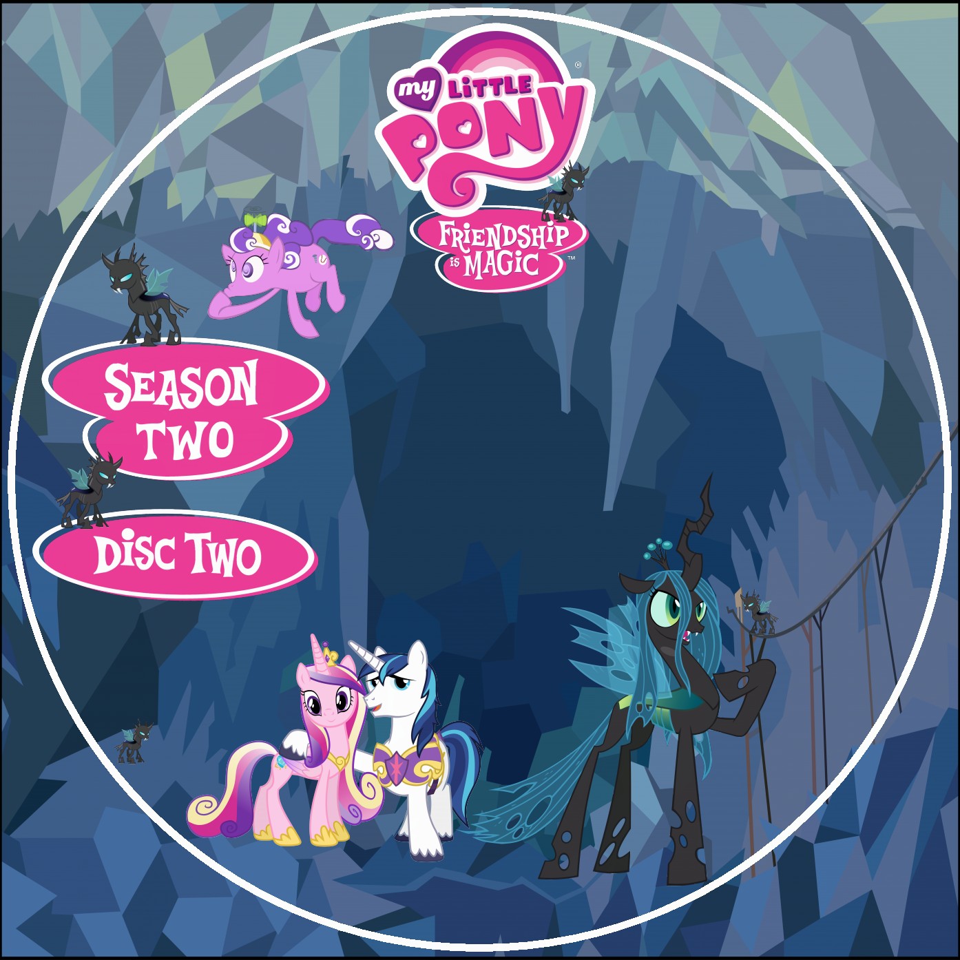 MLP: FiM Season 2 DVD Label Disc 2 for 2-Disc Set by Loaded--Dice on ...
