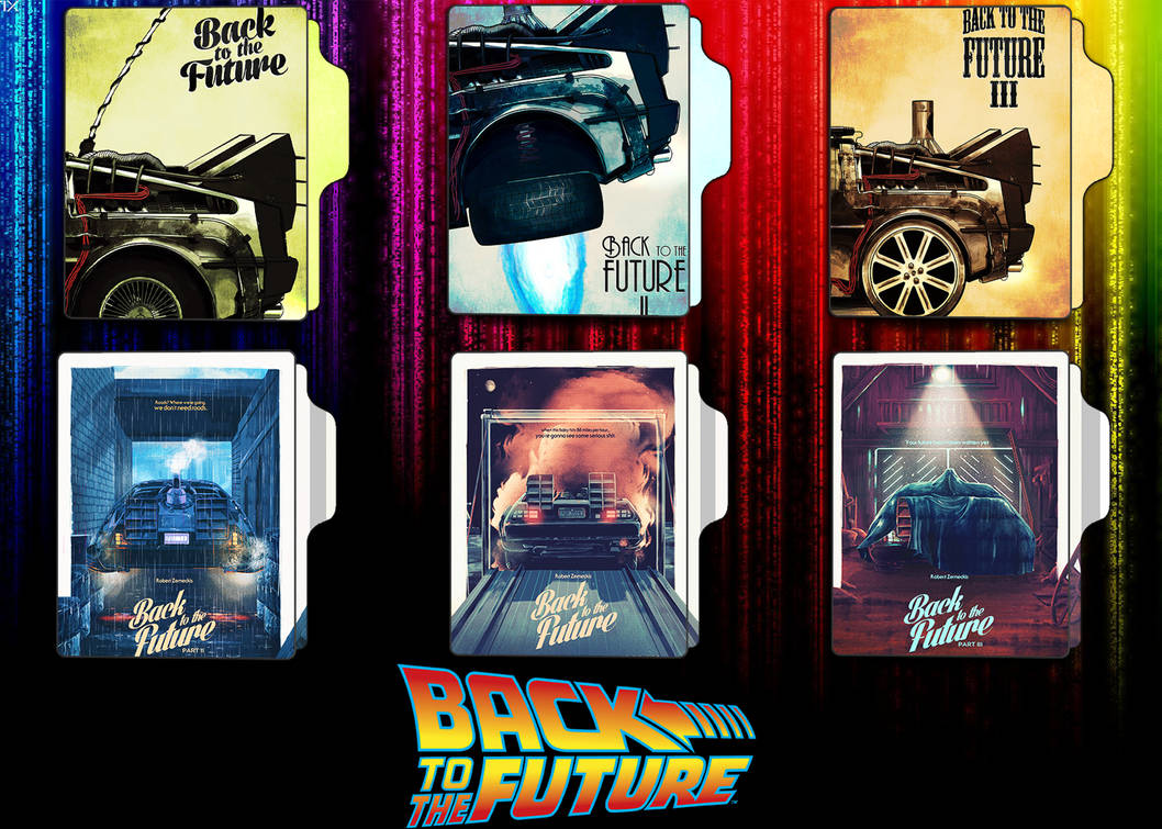 Back to the Future folder icon pack by xlyarchive on DeviantArt