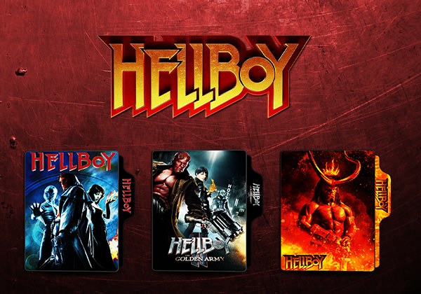 Hellboy folder icon pack by xlyarchive on DeviantArt