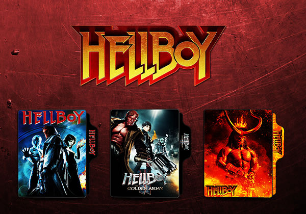 Hellboy folder icon pack by xlyarchive on DeviantArt
