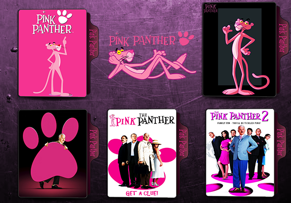 The Pink Panther folder icon pack by xlyarchive on DeviantArt