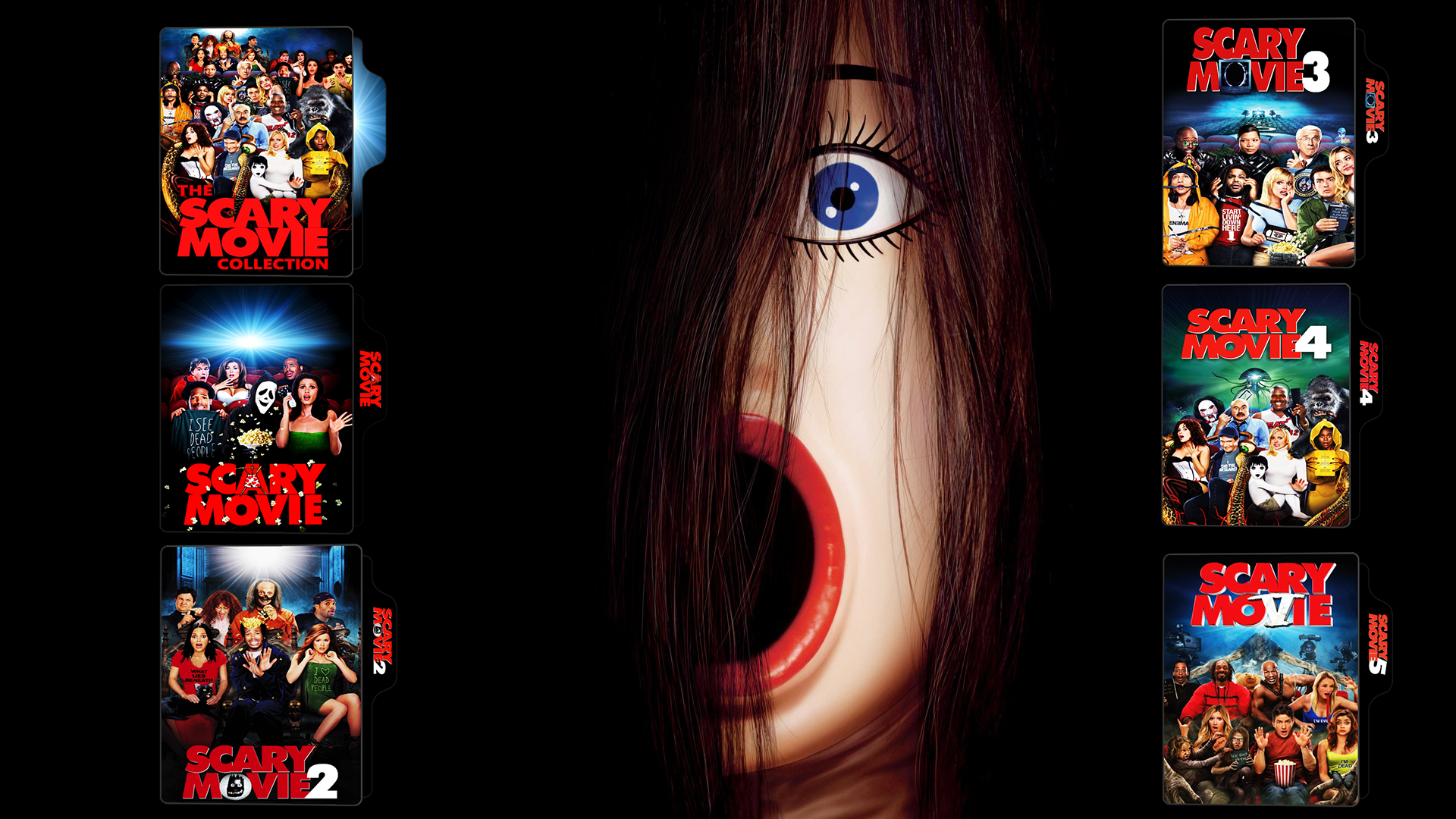 Scary Movie collection folder icon pack by xlyarchive on DeviantArt