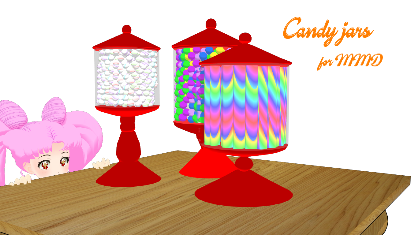 (MMD) Candy jars by Sailor-Crystal-Moon on DeviantArt
