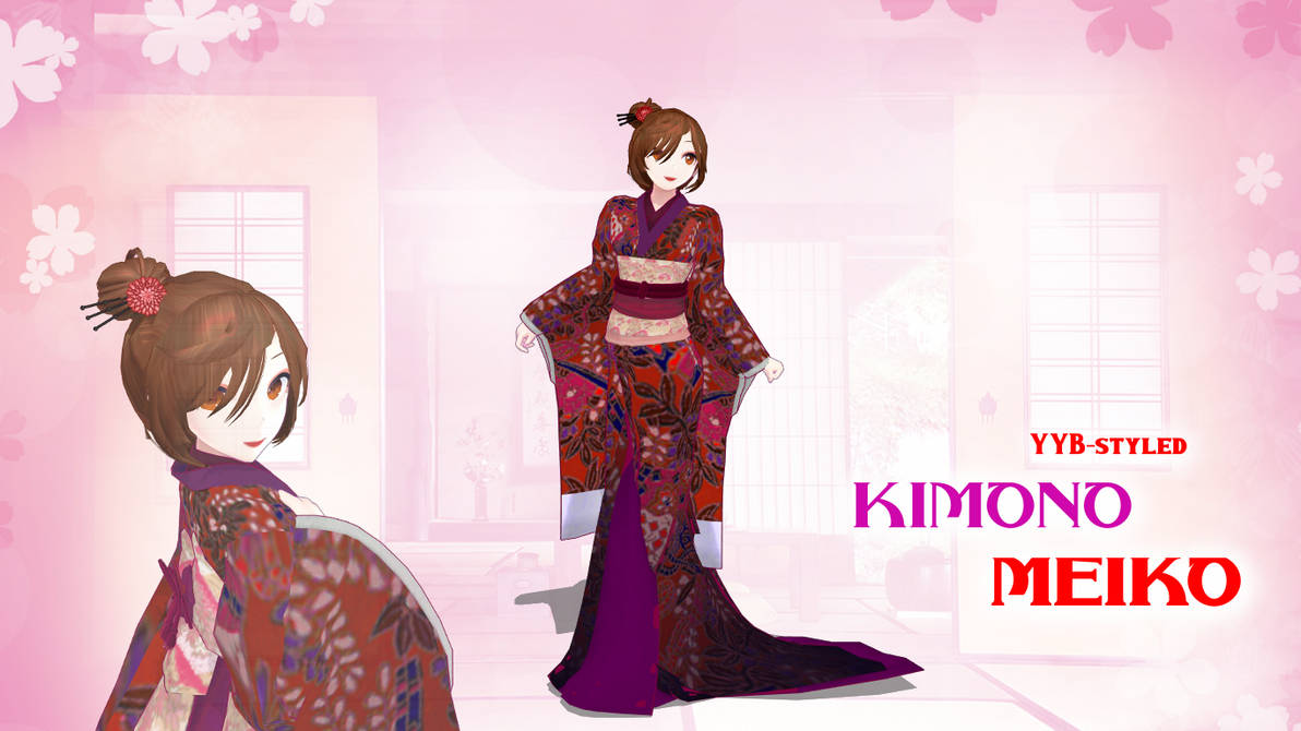 YYB Kimono Meiko by Sailor-Crystal-Moon on DeviantArt