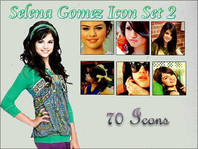 Selena Gomez Icons 2 by NewspaperGeek on DeviantArt