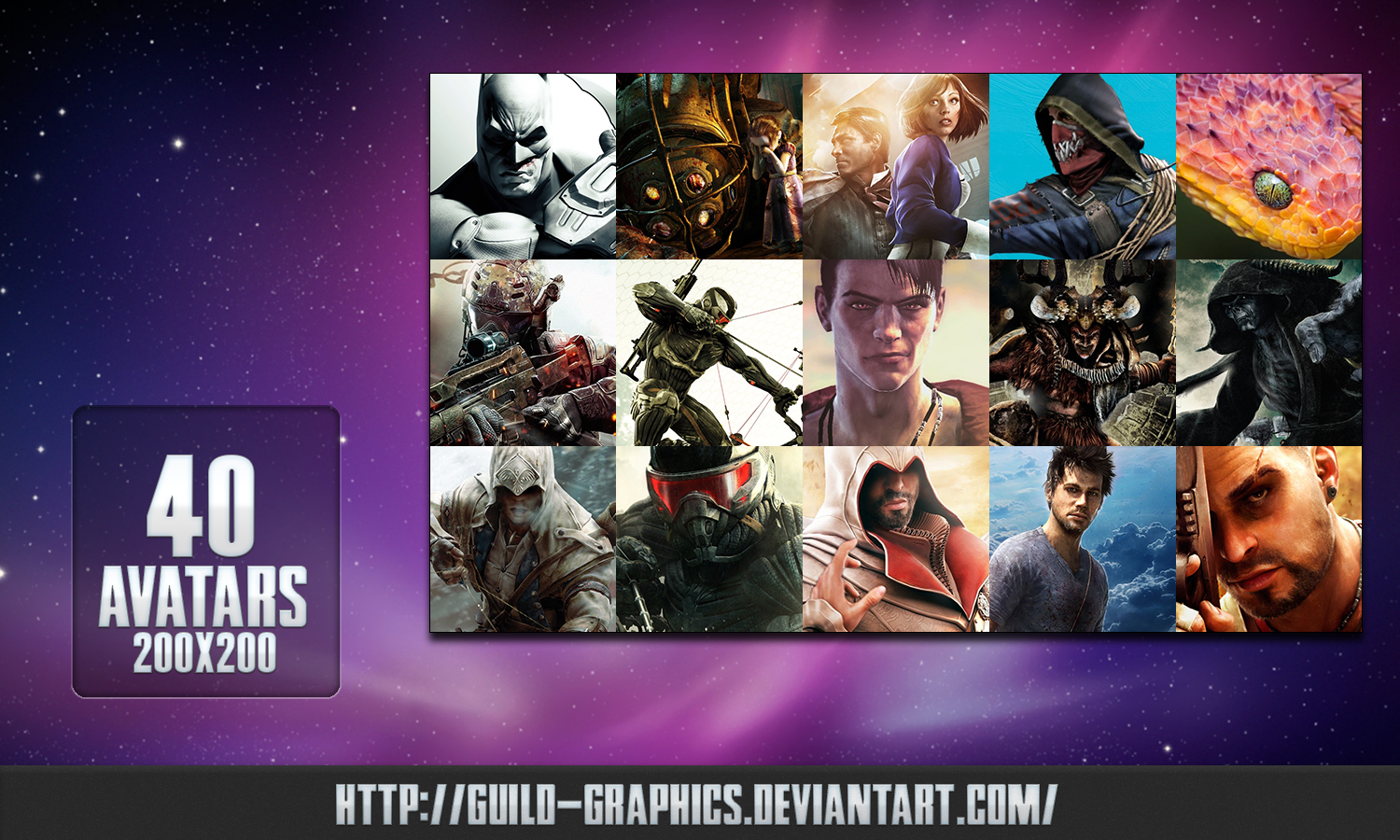 Avatar Collection #1 by Guild-Graphics on DeviantArt