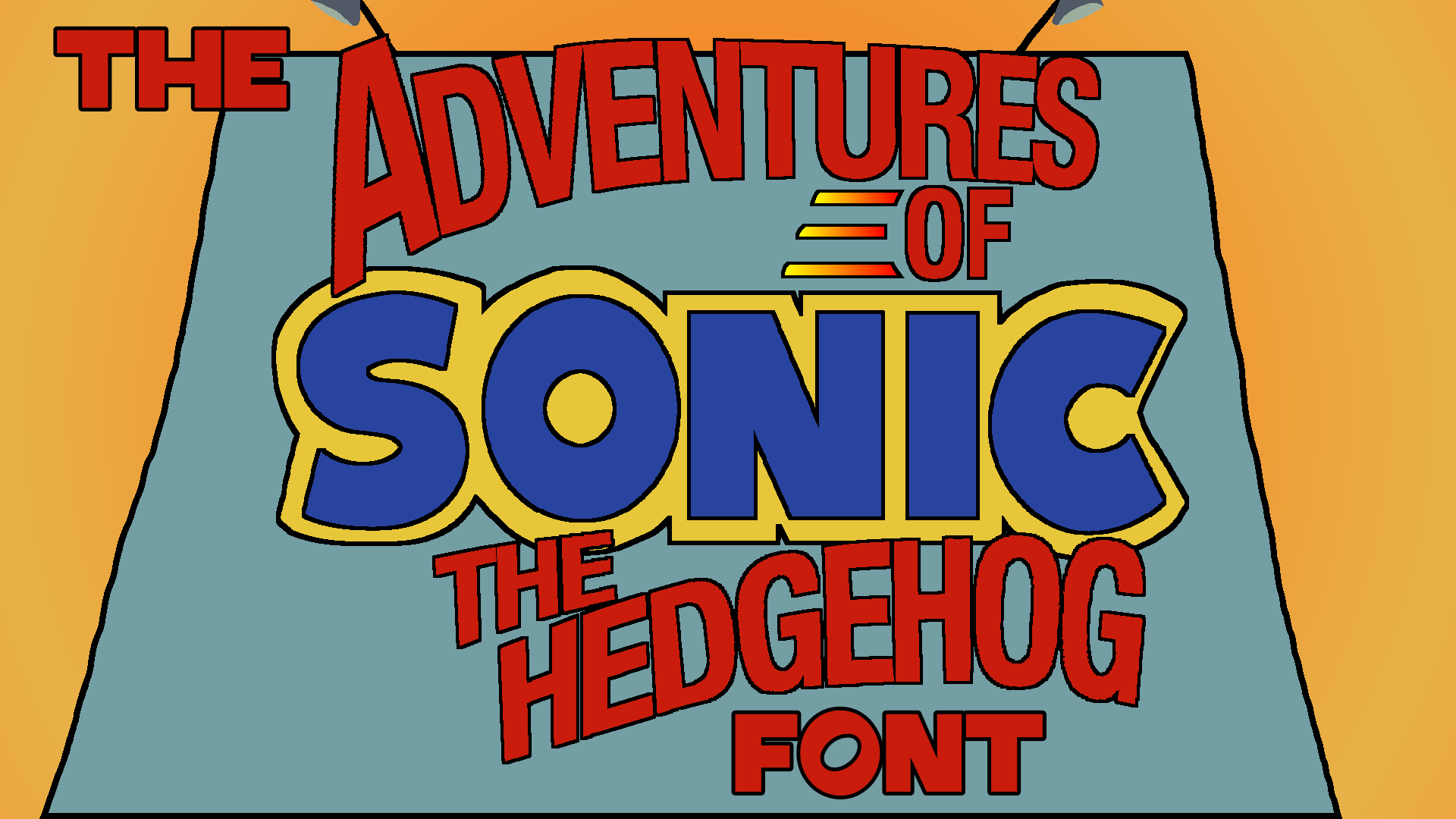 The Adventures of Sonic The Hedgehog Font! (Beta!) by Rachael30 on ...