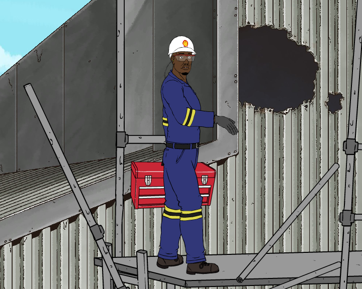 The dodgey scaffolding by Foxdeceiver on DeviantArt