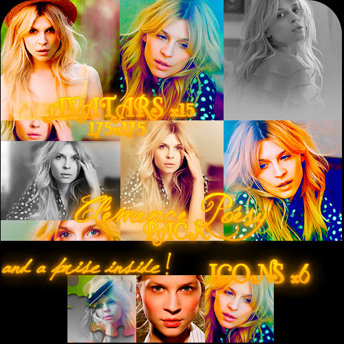 Clemence Poesy PACK by TipsyLittleDevil on DeviantArt