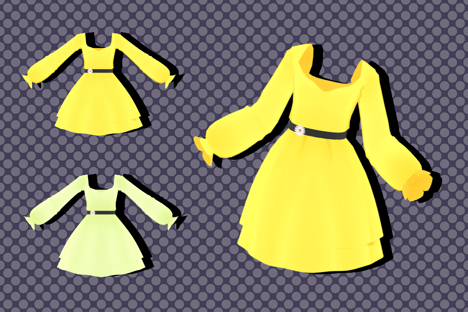 [MMD] Daisy Dress Distribution/DL by ZerevinaNatalia on DeviantArt