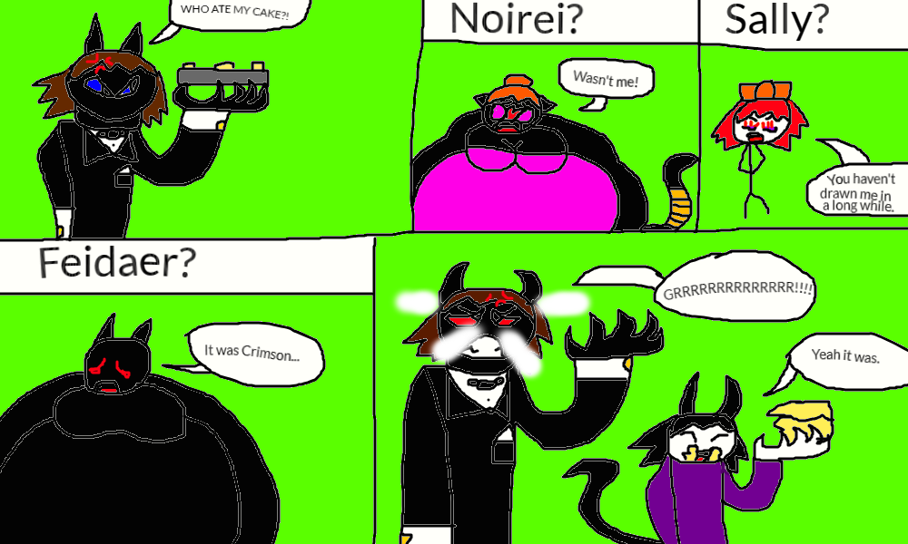 Who ate my cake?! by Jacyrium on DeviantArt