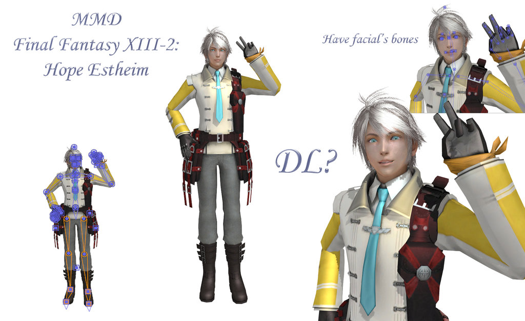 MMD FF XIII-2: Hope by Tokami-Fuko on DeviantArt