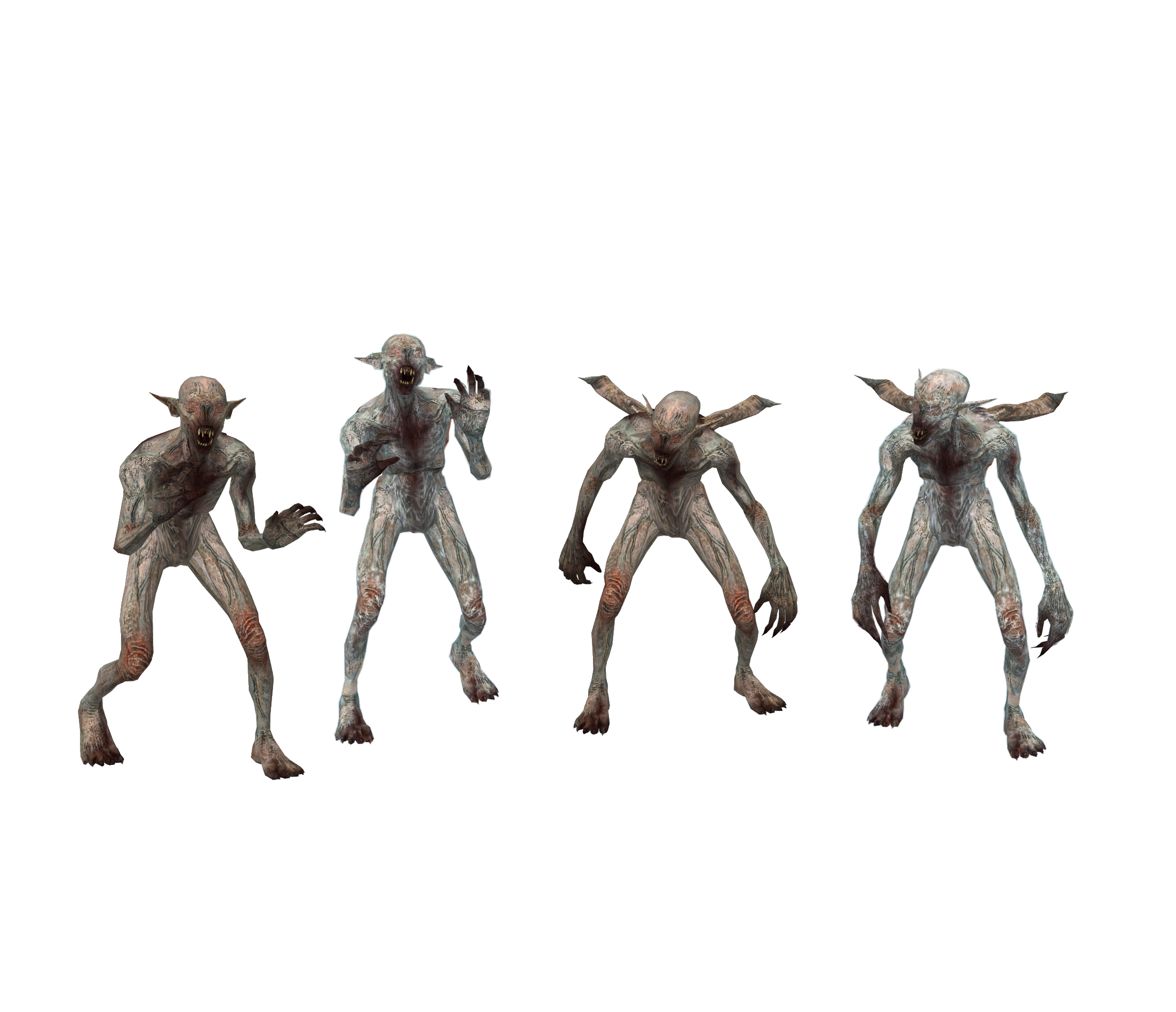 XPS TES V: Feral (Vampire) Falmers by Tokami-Fuko on DeviantArt