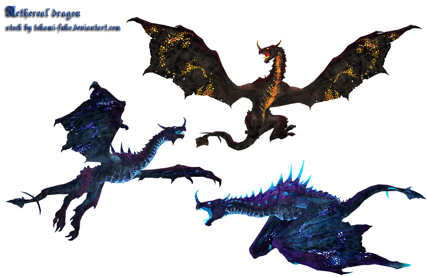 Aethereal dragons mmd xps png by Tokami-Fuko on DeviantArt