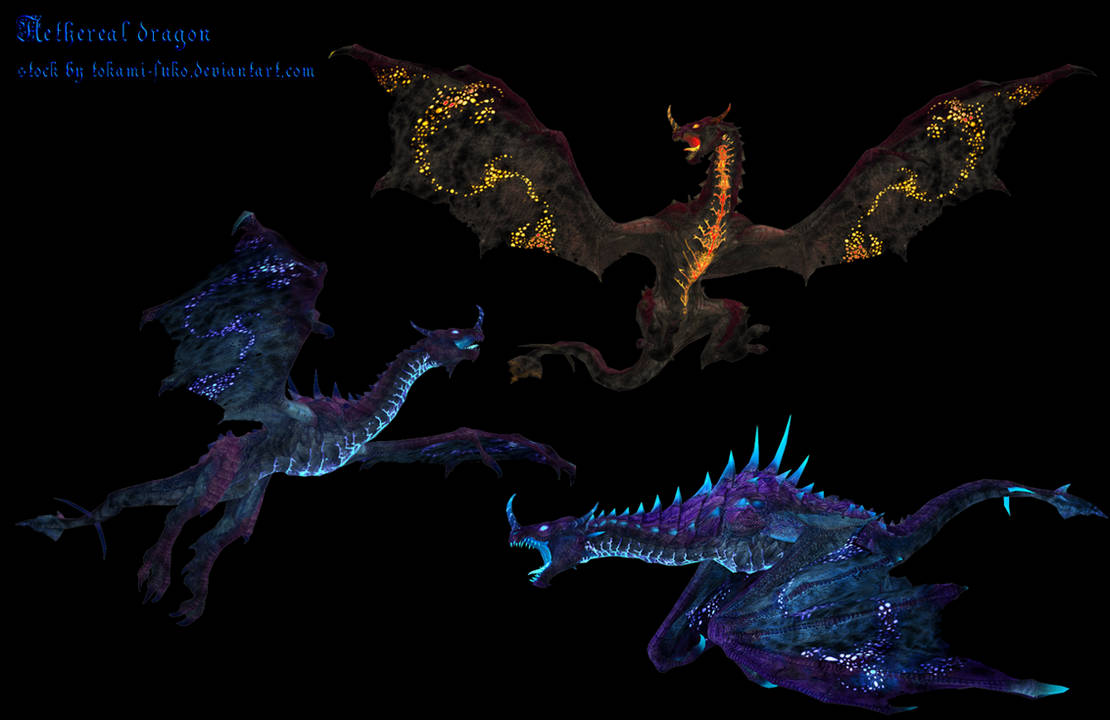Aethereal dragons mmd xps png by Tokami-Fuko on DeviantArt