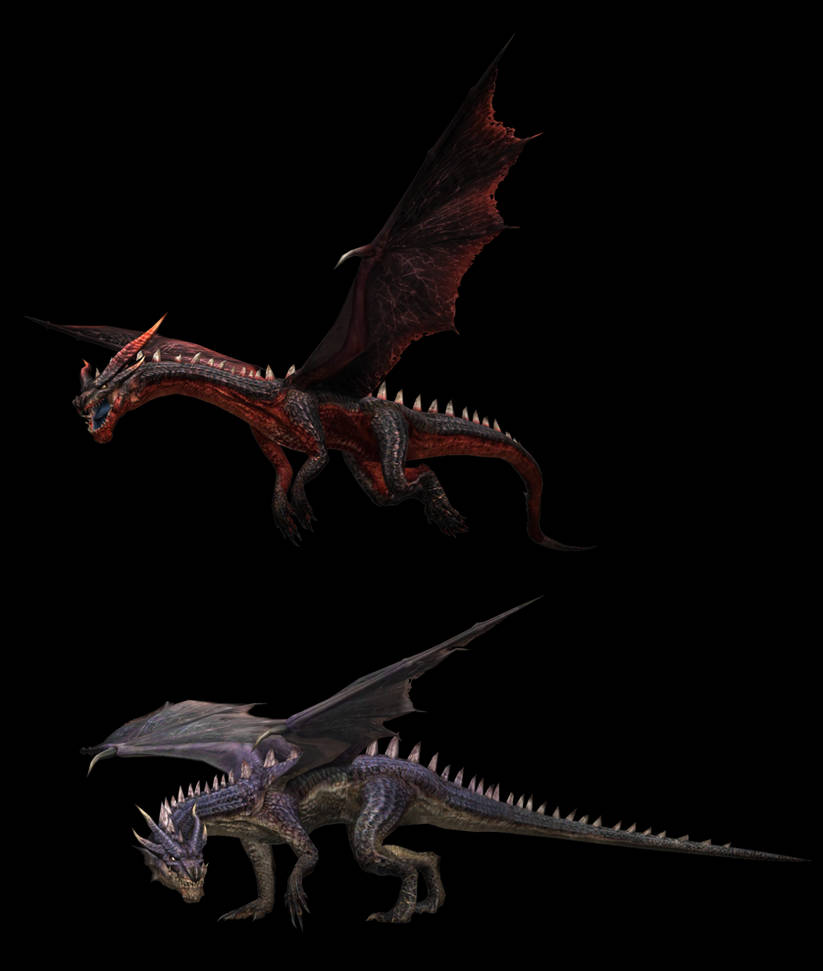 MH: Fatalis Elder drake (xps) by Tokami-Fuko on DeviantArt