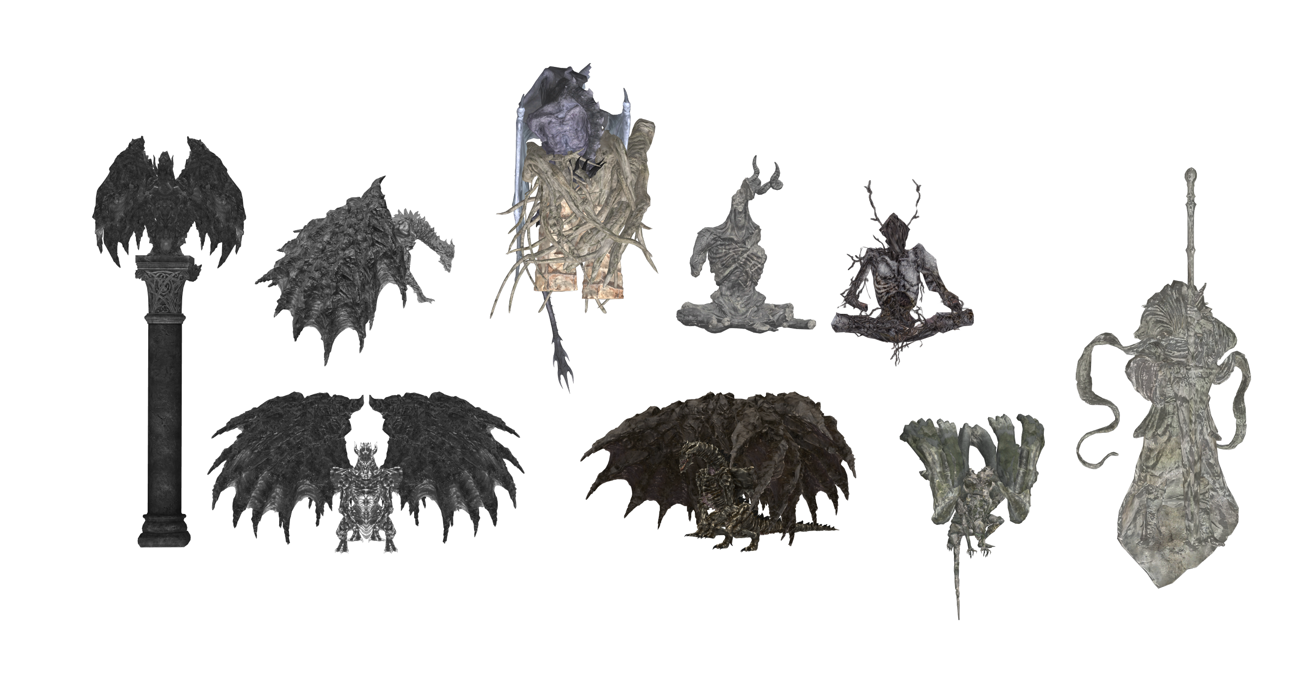 Archdragon Peak objects by Tokami-Fuko on DeviantArt