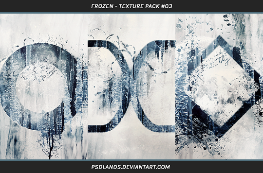 TEXTURE PACK #03 - frozen by psdlands on DeviantArt