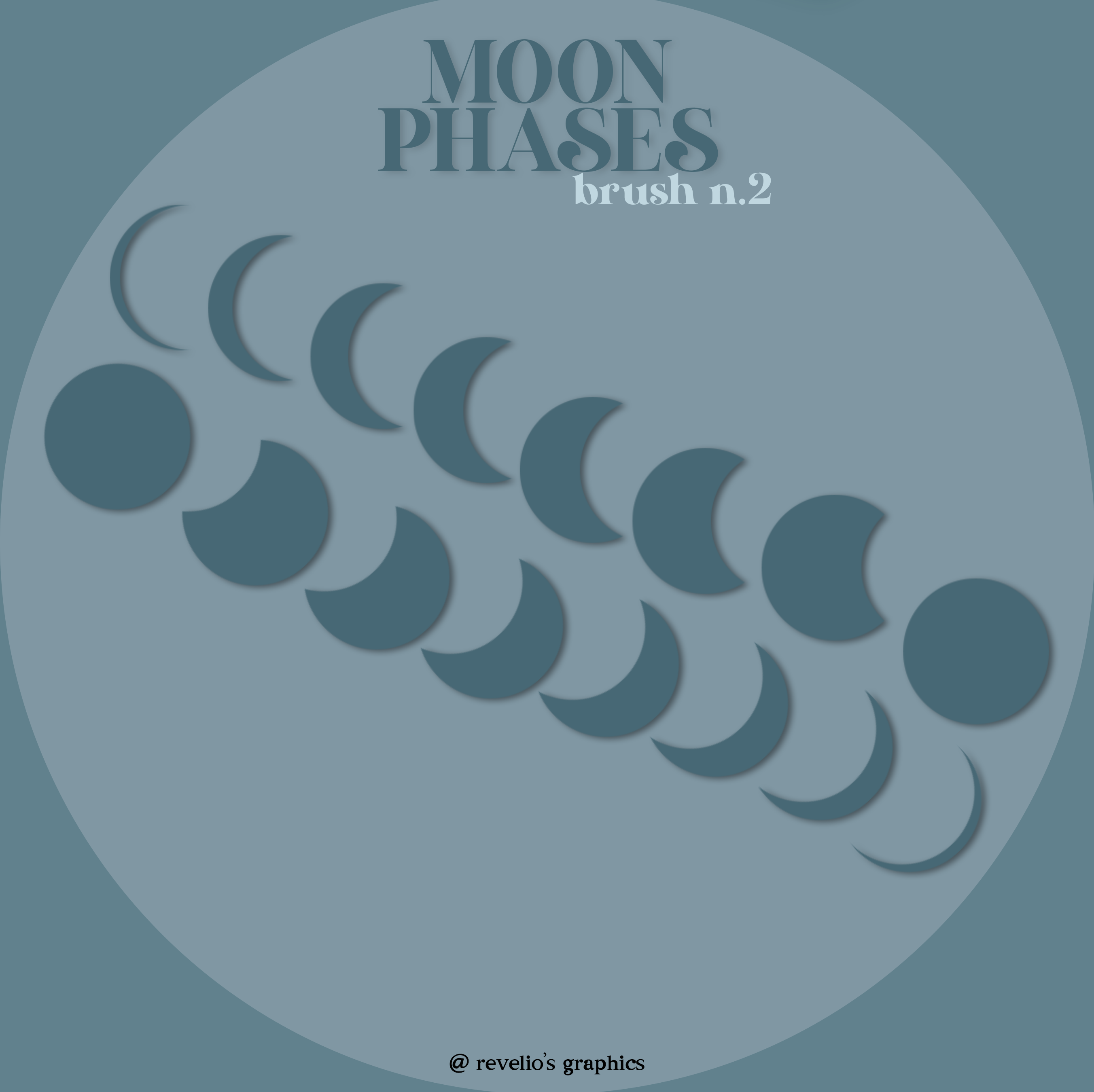 moon phases BRUSH -- Revelio's by frammentigrafici on DeviantArt