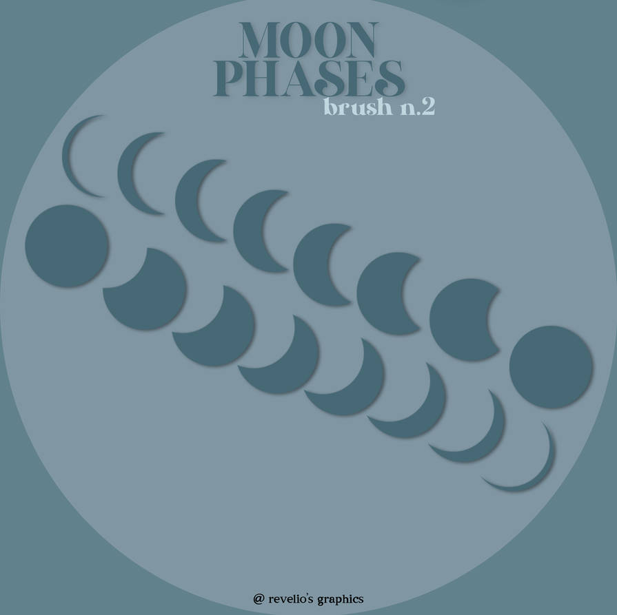 moon phases BRUSH -- Revelio's by frammentigrafici on DeviantArt