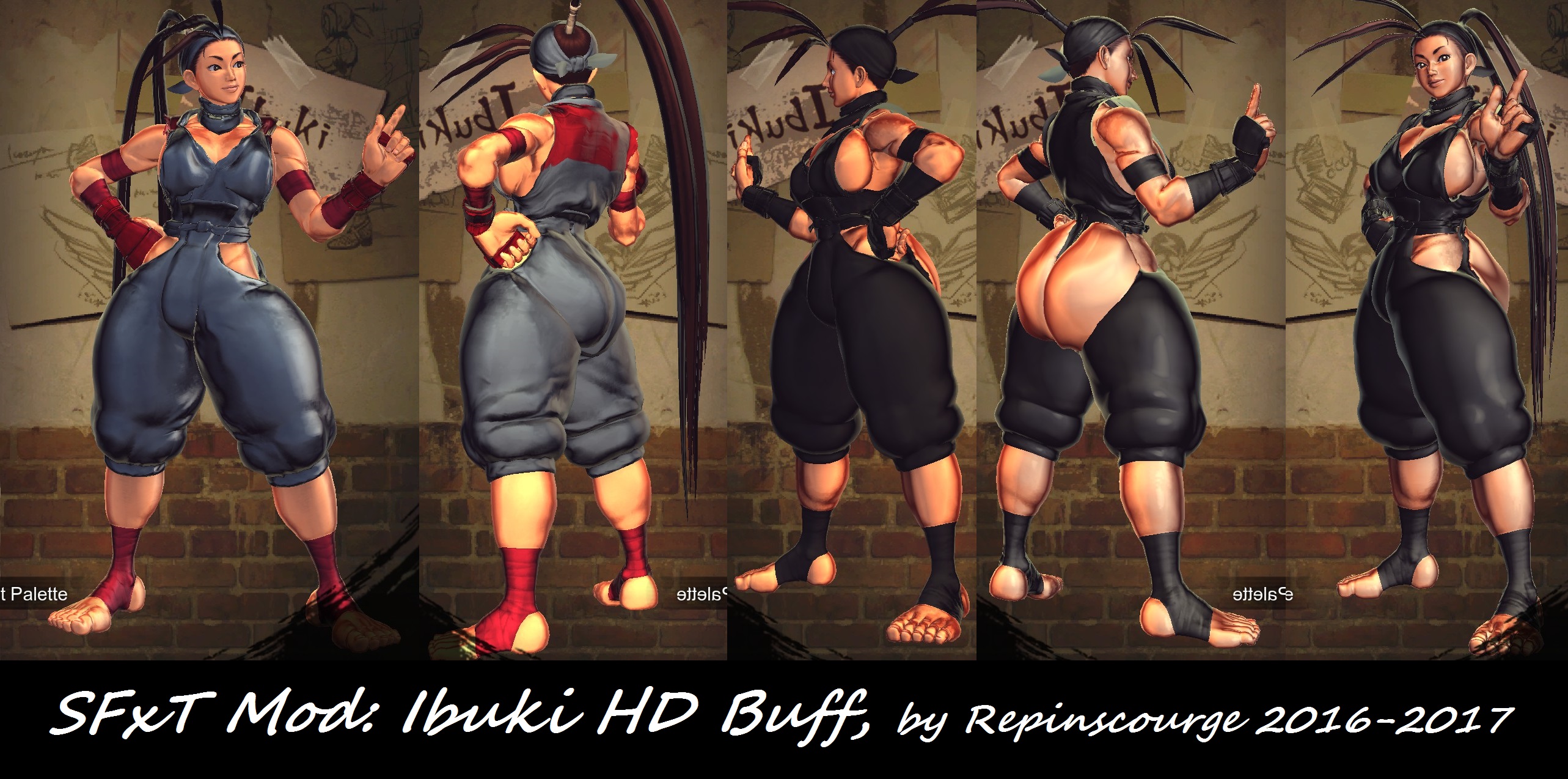 SFxT Mod: Ibuki HD Buff by repinscourge on DeviantArt