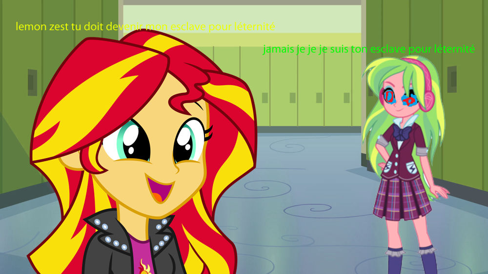 Sunset Shimmer Hypno Lemon Zest by shadow1333 on DeviantArt