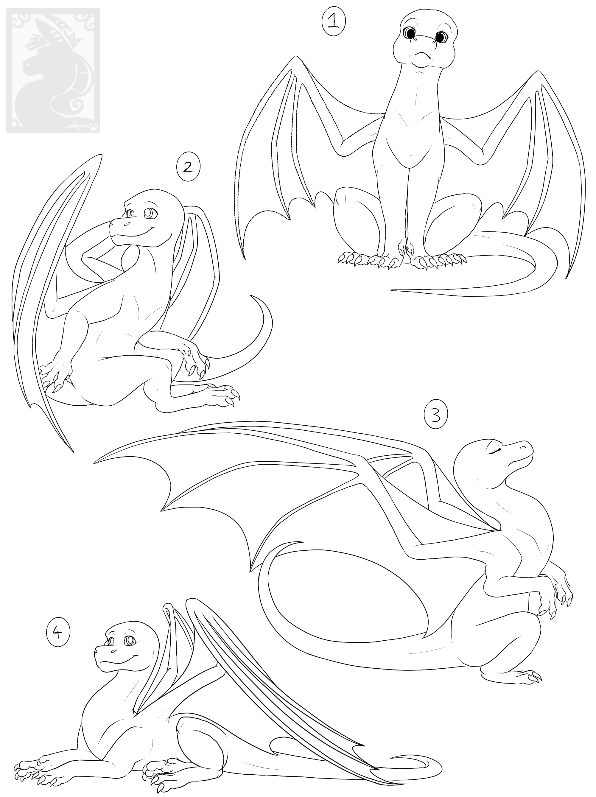 Free dragonpose free by Anais-thunder-pen on DeviantArt