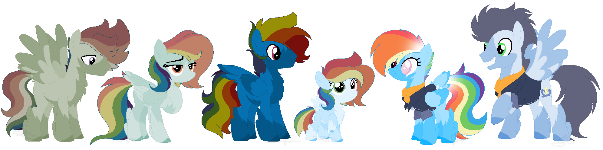 Paintverse~ SoarinDash Family by paintsong on DeviantArt