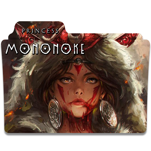Princess Mononoke folder icon by staphylococcal on DeviantArt