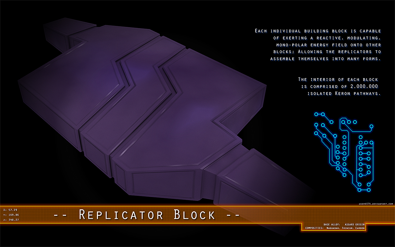 Replicator Block - Wallpapers by user4574 on DeviantArt