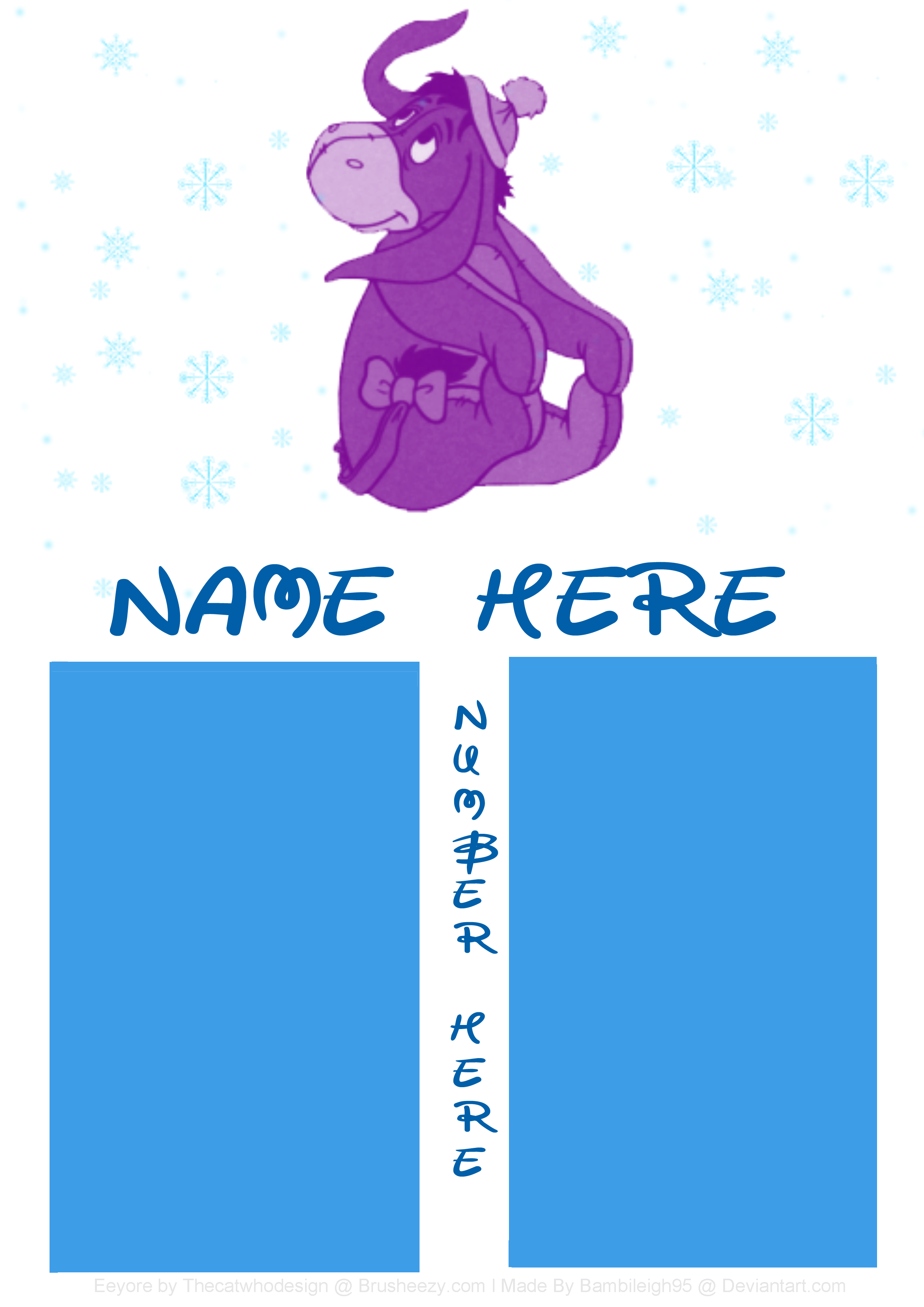 Eeyore Winter by BambiLeigh95 on DeviantArt