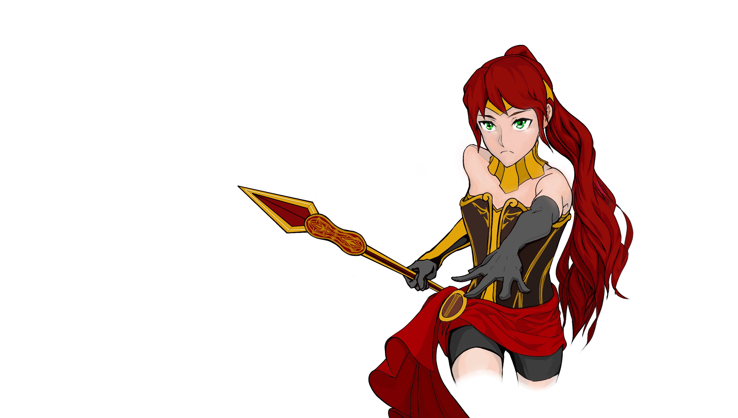 Pyrrha Nikos (RWBY) by gryffinclaw18 on DeviantArt