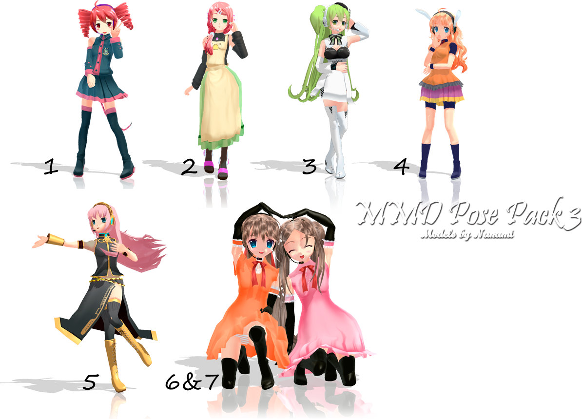 Pose Pack 01 by Brytevere on DeviantArt