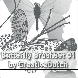 Brushes Butterfly 01 by creativedutch on DeviantArt