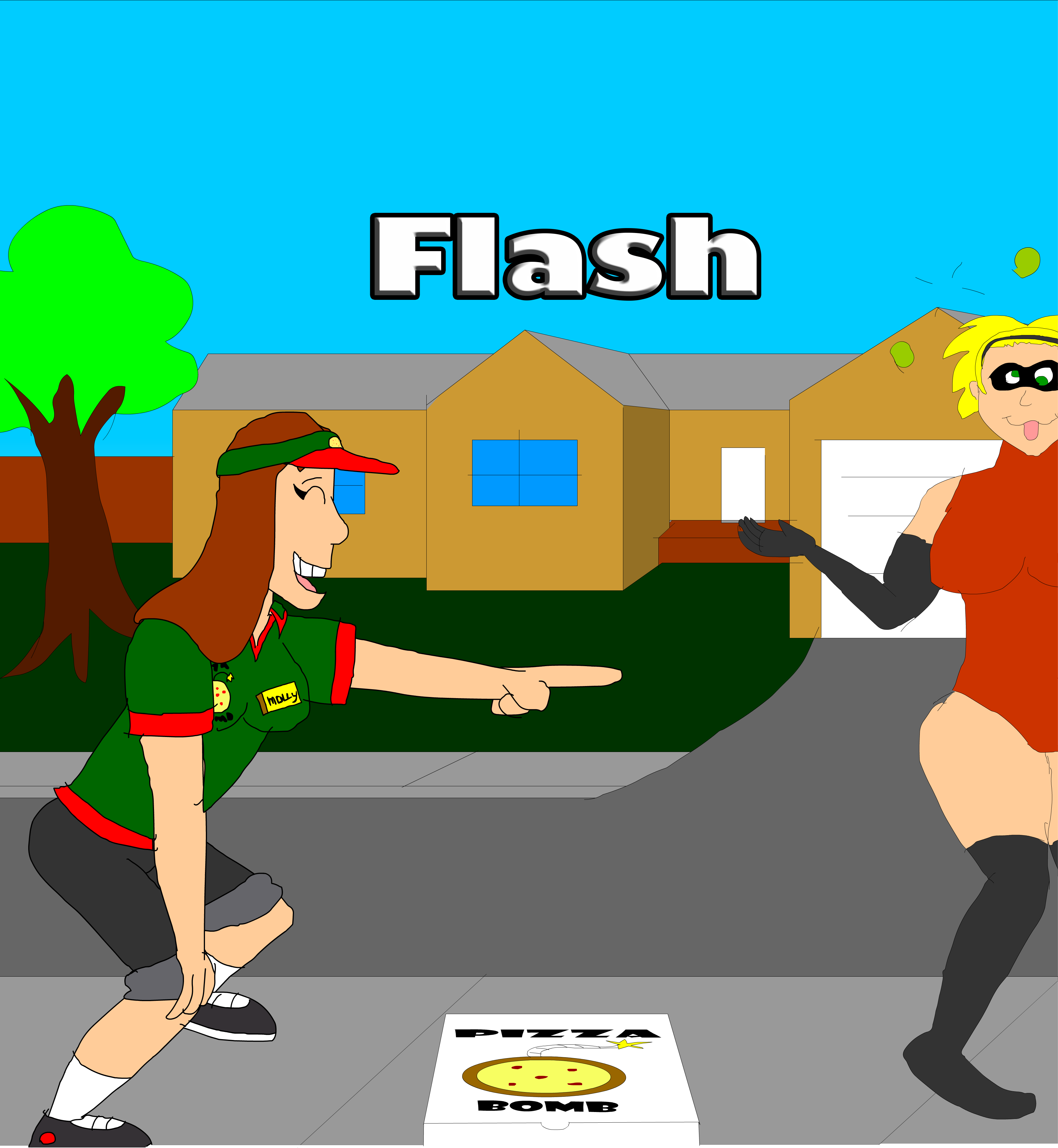 Mirage Lady Vs Pizza Delivery Girl animation by garageman45 on DeviantArt