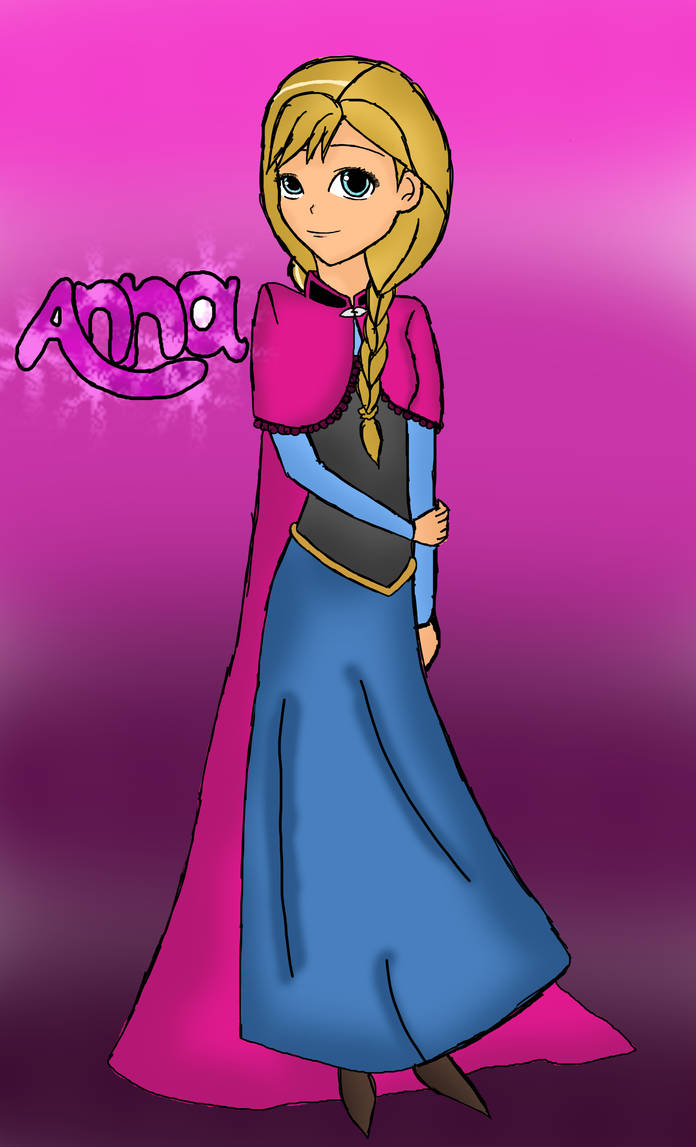 ~Princess Anna from Disney's Frozen~ by honeypancake on DeviantArt