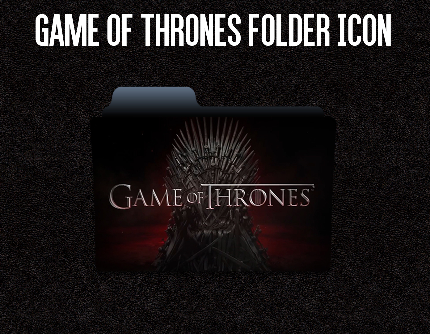 GAME OF THRONES Main Folder Icon by j0k3r27 on DeviantArt
