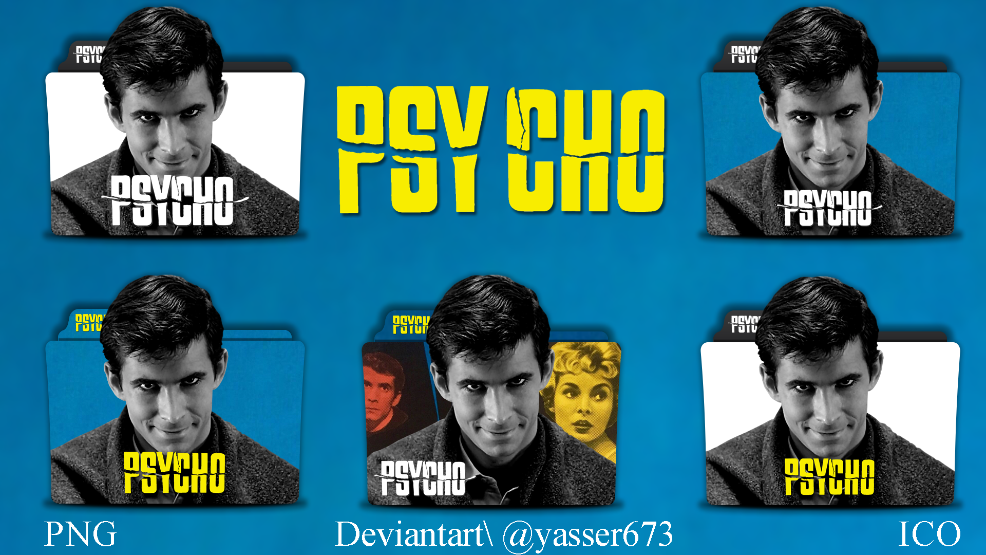 Psycho (1960) Folder Icon by yasser673 on DeviantArt