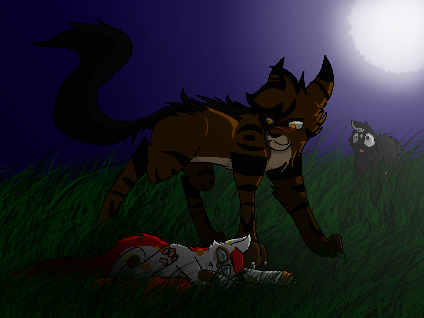 Redtail's death by 0fTheWind on DeviantArt
