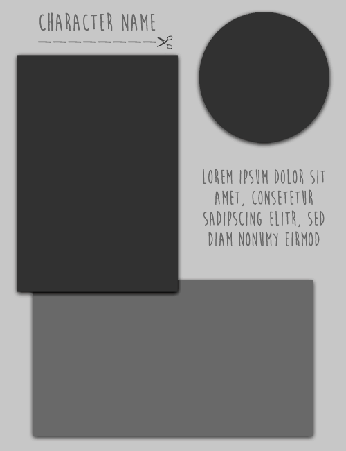 character template by walkerpsd on DeviantArt