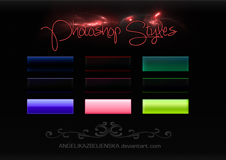 Photoshop Styles VOL 1 by AngelikaZbojenska on DeviantArt