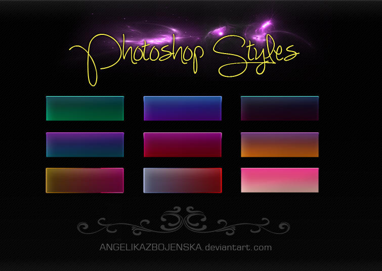 Photoshop Styles VOL 2 by AngelikaZbojenska on DeviantArt