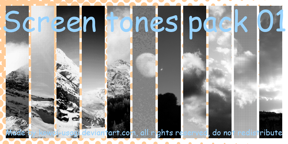 Screentones-pack01 by kowai-usagi on DeviantArt