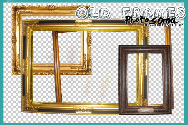 5 old frames PNG's by photosoma on DeviantArt