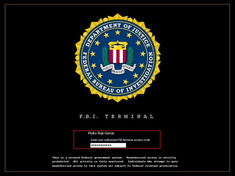 Fbi Logon Screen For Windows 7