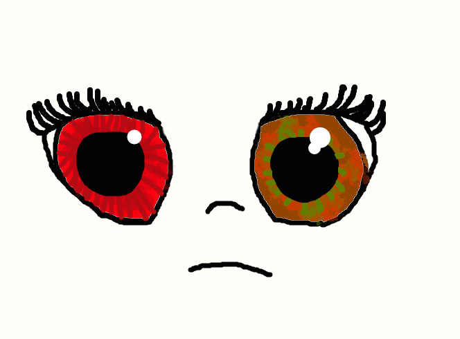 The cursed eye of Flower by maraquan123 on DeviantArt