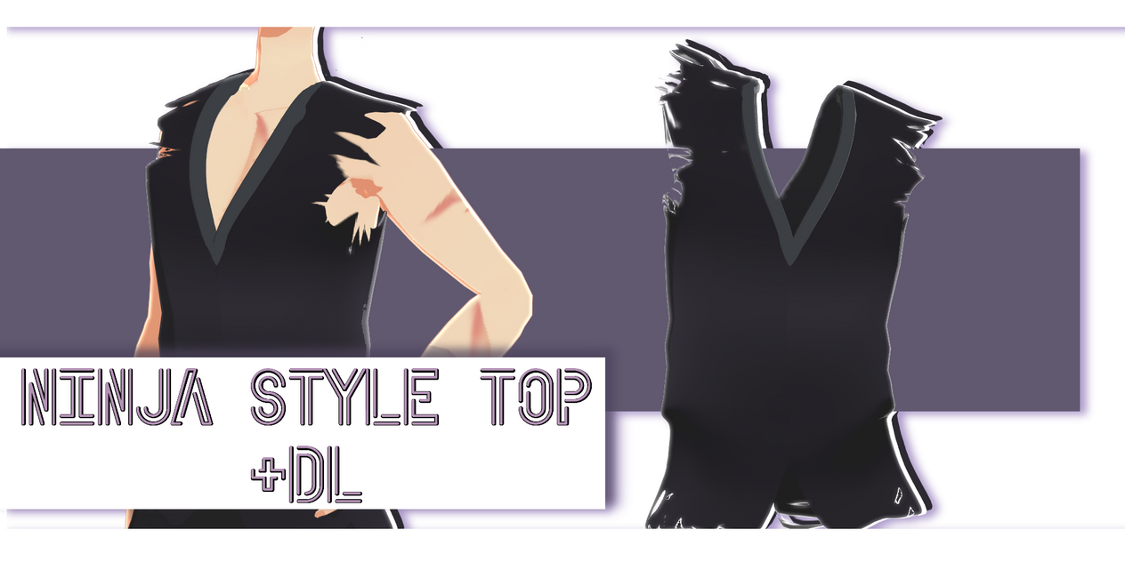 [f2u +dl] Tda Ninja Style Top by edynsyx on DeviantArt