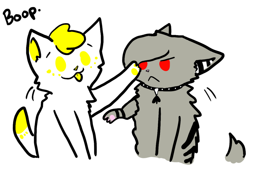 Booped Ya Nose by applecat9 on DeviantArt