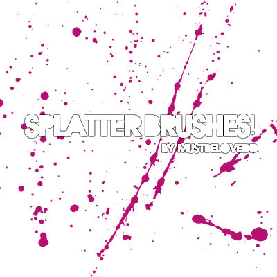 Splatter Brushes by mustbelovedd on DeviantArt